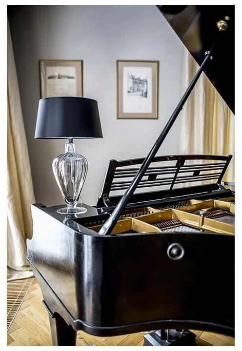 4concepts Luxusní stolní lampa BRISTOL Barva: Černá
