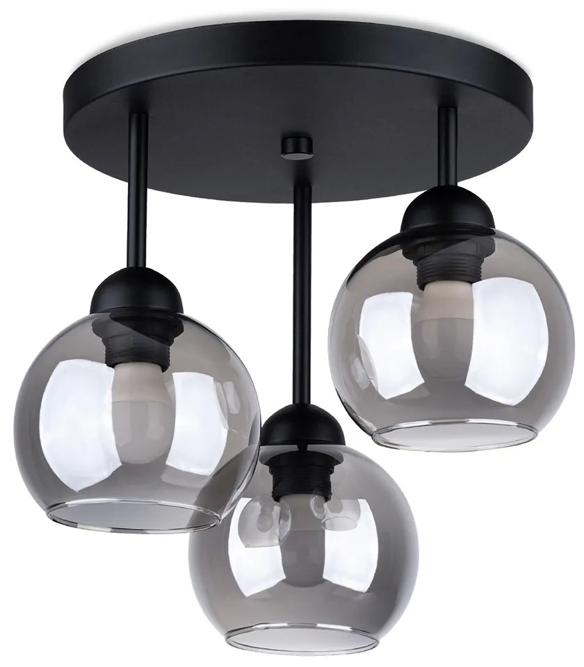 Sollux Lighting Lustr ALINO 3 černý