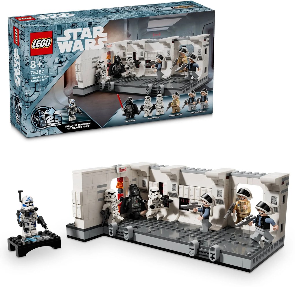 Lego stavebnice lego star wars 75387 nástup na palubu tantive iv