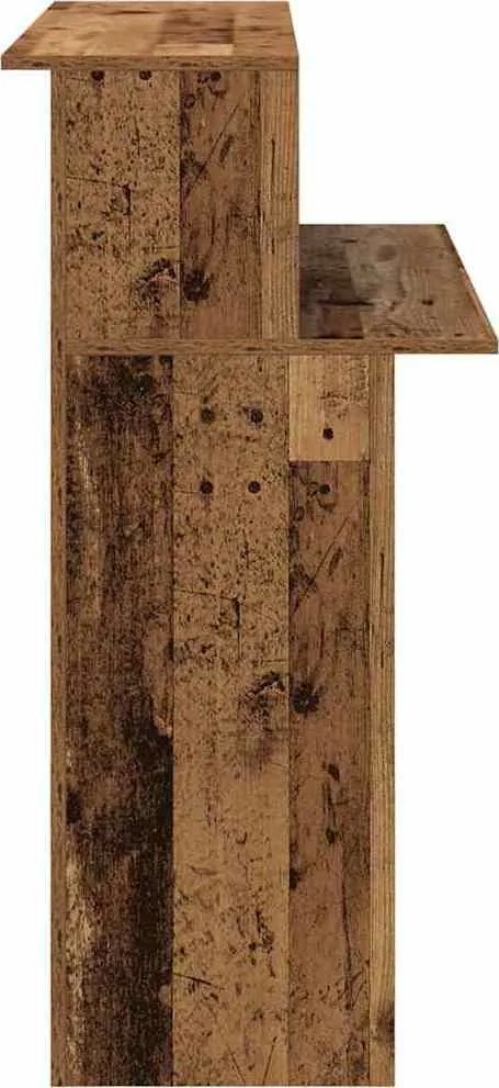 vidaXL Recepční stůl 100x50x103,5 cm kompozitní dřevo [859029] Barva: šedá sonoma