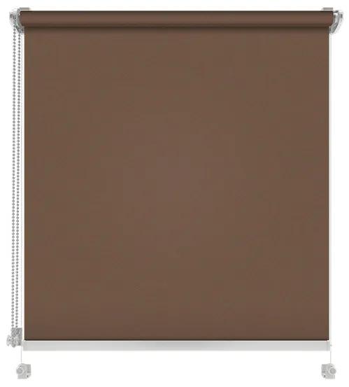 Gario Roleta Nástěnná Standard Strukturovaná Čokoládová Výška: 150 cm, Šířka: 87 cm