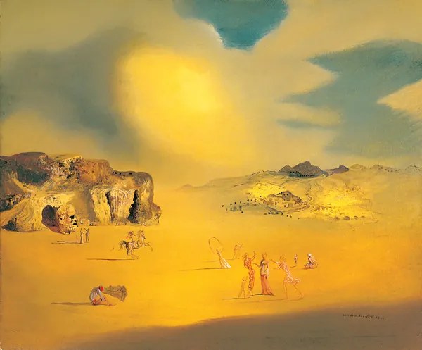 Obraz, Reprodukce - Paysage paien moyen, Salvador Dalí, (70 x 50 cm)