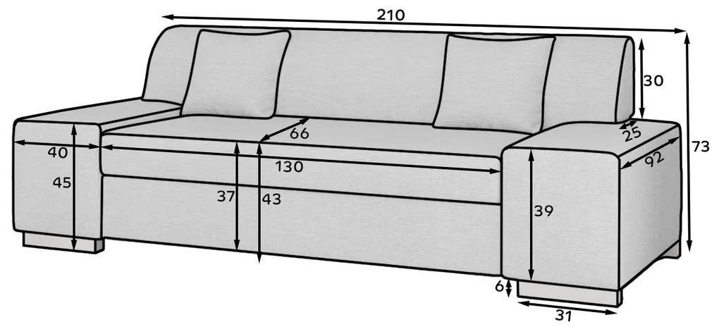 Porto pohovka 2+3 Materiál / Dekor: Grande 81