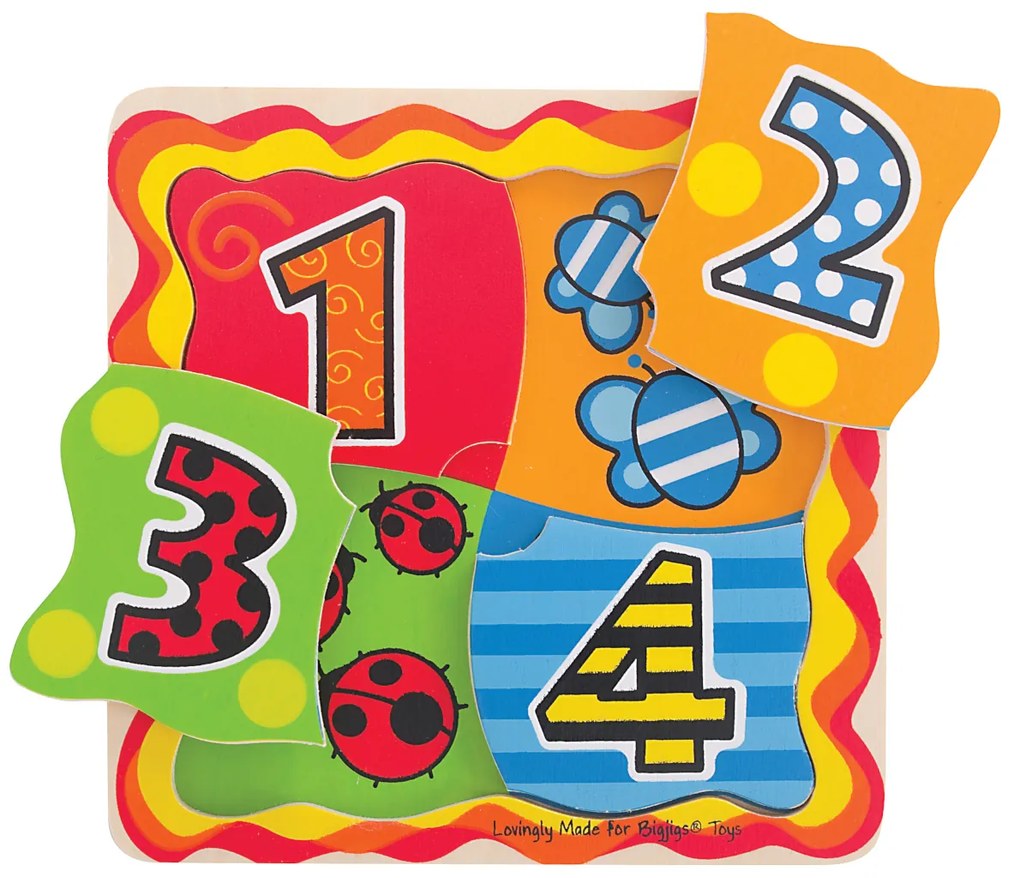 Bigjigs Toys Moje první počítací puzzle