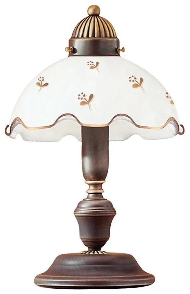 Kolarz 731.73.160 - Stolní lampa NONNA 1xE14/60W/230V květiny rose gold