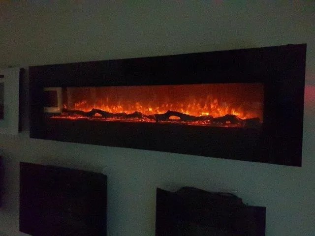 Electric fireplace -  LED elektrický krb 182 Black