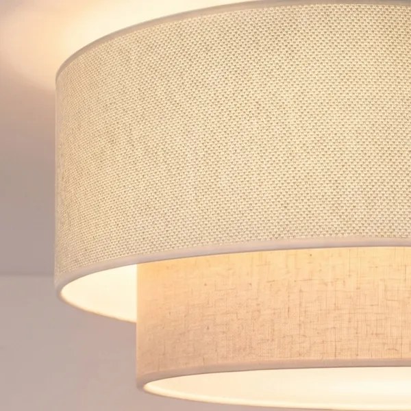 Brilagi - LED Lustr na lanku BOHO ECO 1xE27/10W/230V pr. 40 cm krémová