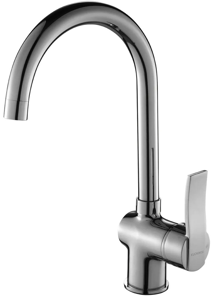 Kuchinox Madera, vysoká dřezová baterie s výtokem ve tvaru U, chromová, LAV-BQM_068D