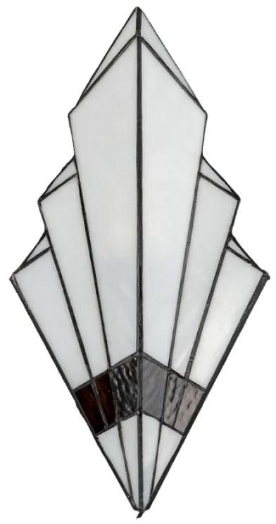 Nástěnná lampa Tiffany Trinagl – 23x13x43 cm