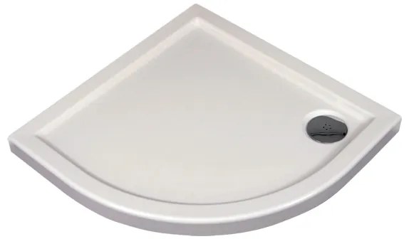 A-Interiéry Akrylátová sprchová vanička nízká - čtvrtkruh Malaga N 053B (90x90x5,5 | R 55 cm) - malagan053b