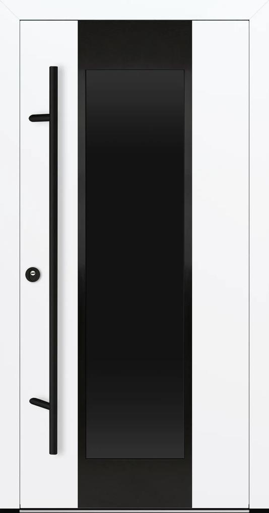 FM Turen - Feldmann & Mayer Vchodové dveře s ocelovým opláštěním FM Turen model DS28 blackline Orientace dveří: Levé, otevírání dovnitř, Dekor: Bílá, Standardní rozměr dveří včetně rámu: 98 cm x 208 cm - vnější rozměr rámu