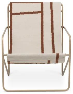 Desert Lounge Chair shape cashmere Ferm Living