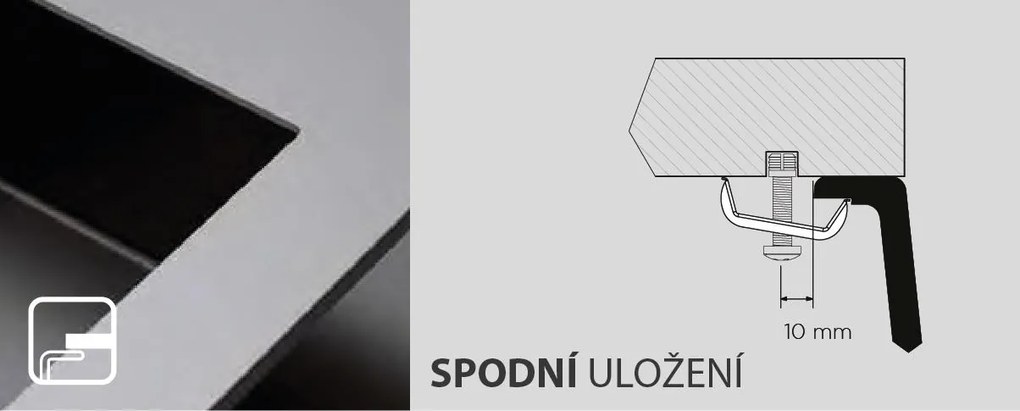 Schock Dřez MONO D-100XS Puro (spodní uložení)