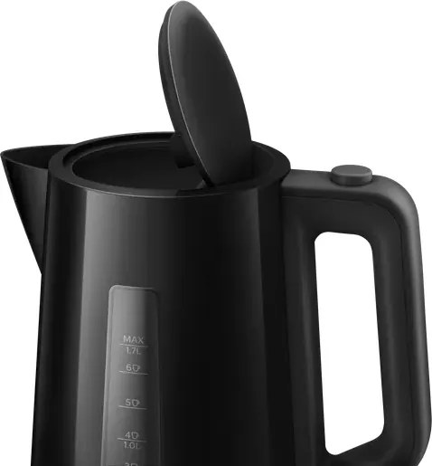 Philips Řada 3000 Černá konvice, rodinná velikost 1,7 l HD9318/20
