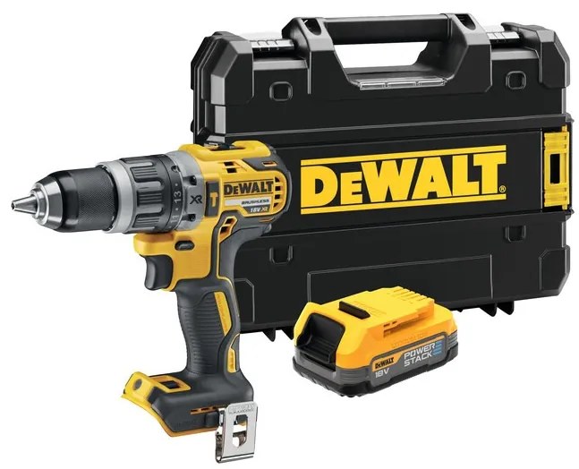 Aku příklepová vrtačka DeWALT DCD796E1T 18V Powerstack