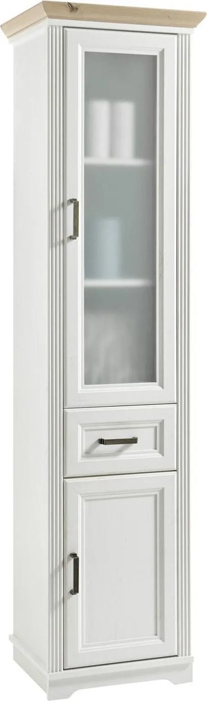 XXXLutz VYSOKÁ SKŘÍŇ, barvy dubu, barvy pinie, 48/189/43 cm Landscape - Koupelnové skříňky vysoké - 001279006401