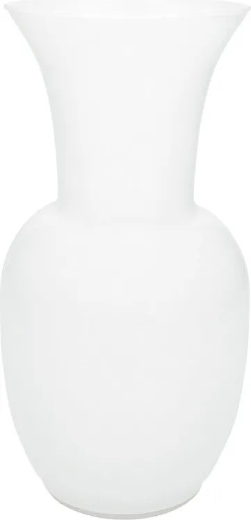 Bílá skleněná váza (výška 26 cm) – Brandani