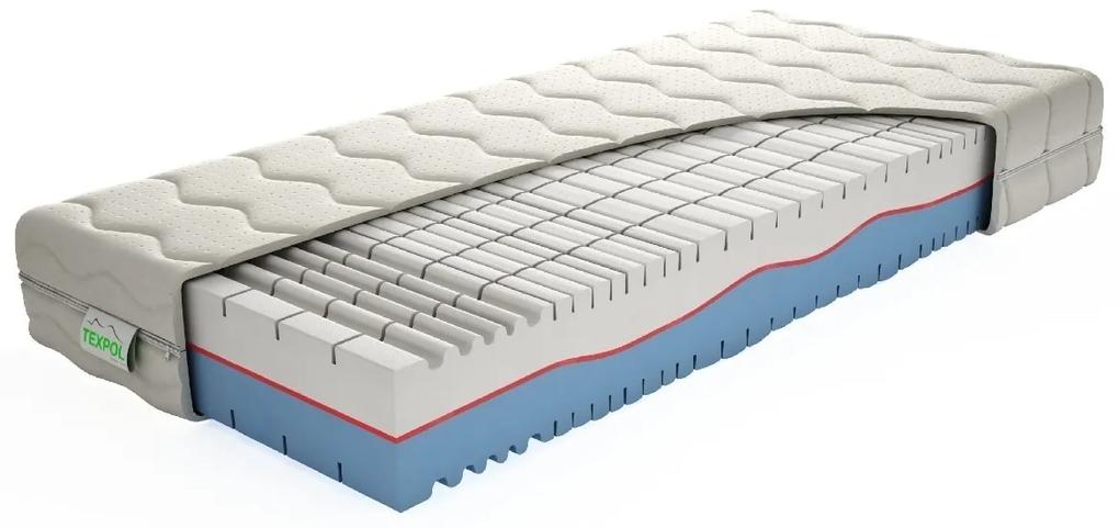 TEXPOL Luxusní matrace EXCELENT - oboustranní ortopedická matrace s Aloe Vera Silver potahem 100 x 220 cm
