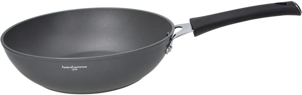 Andrea fontebasso alluminio pánev wok 28 cm