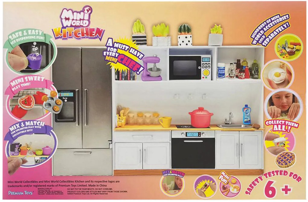 MAC TOYS Mini World Kuchyňka herní set nábytek a vybavení s doplňky m1899003