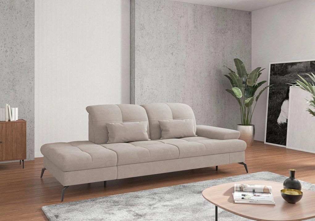 XXXLutz LENOŠKA, textil, šedobéžová Sit & More - Online Only sedačky - 000144009082