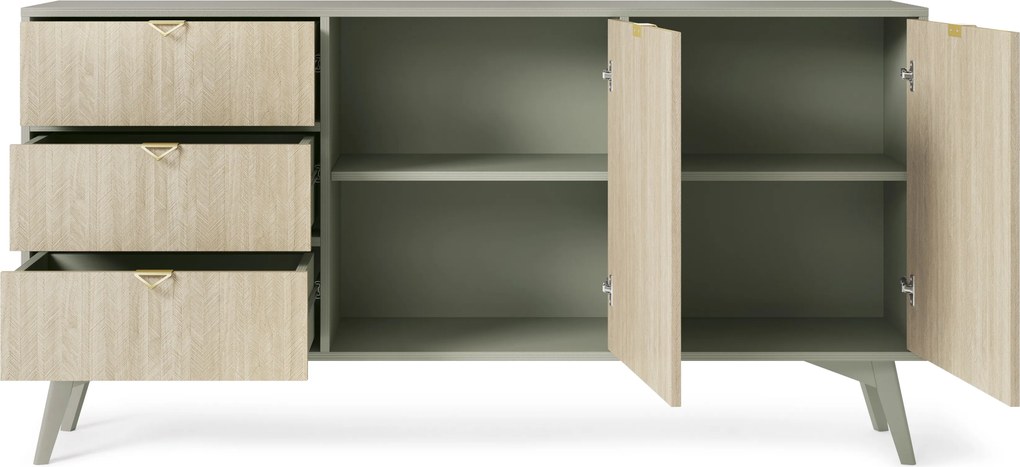 PSK Komoda NATURAL, Eukalyptus/Scandi 158 cm