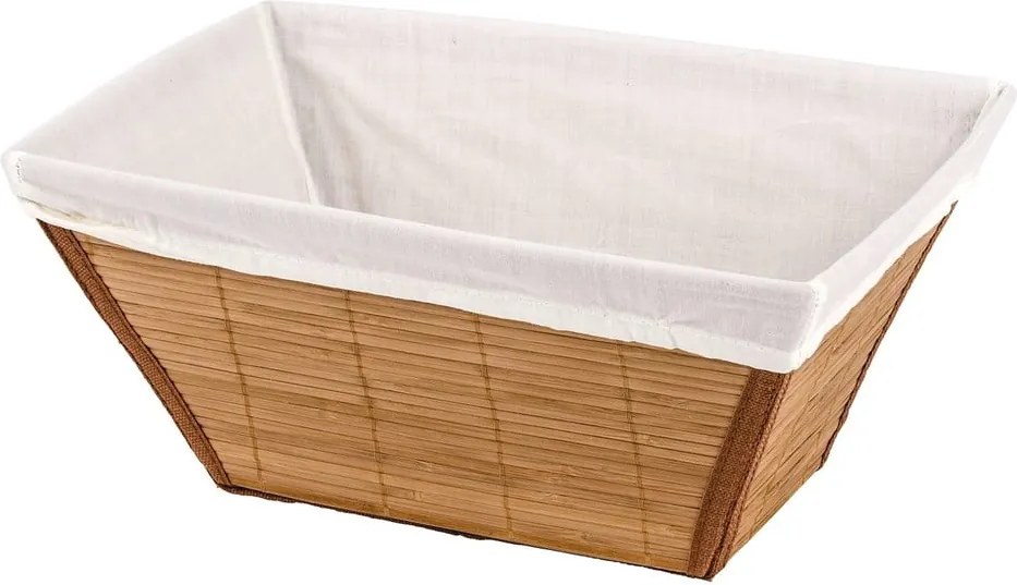 Bambusový košík Wenko Bamboo, šířka 31 cm
