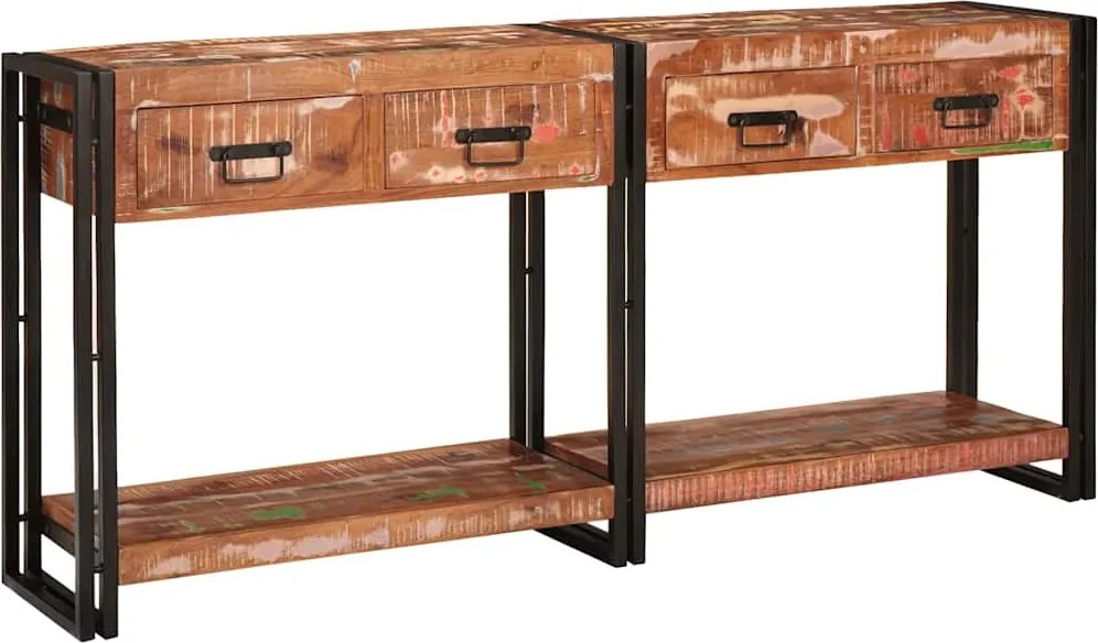 Konzolové stolky 2 ks Vícebarevný 161 x 33 x 75 cm 3324225