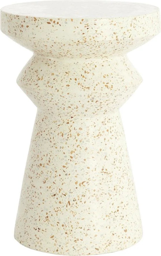Terrazzo kulatý odkládací stolek ø 32 cm Sella – Light & Living