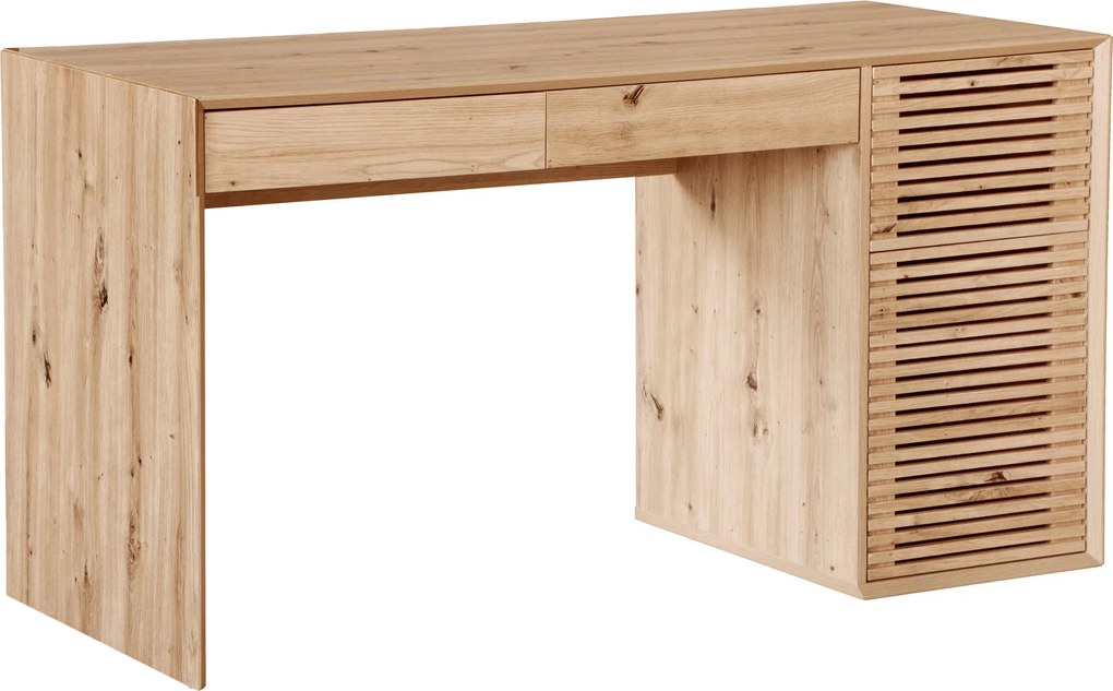 XXXLutz PSACÍ STŮL, dub artisan, 140/60/75 cm Hom`in - Kancelářské stoly - 002798021601
