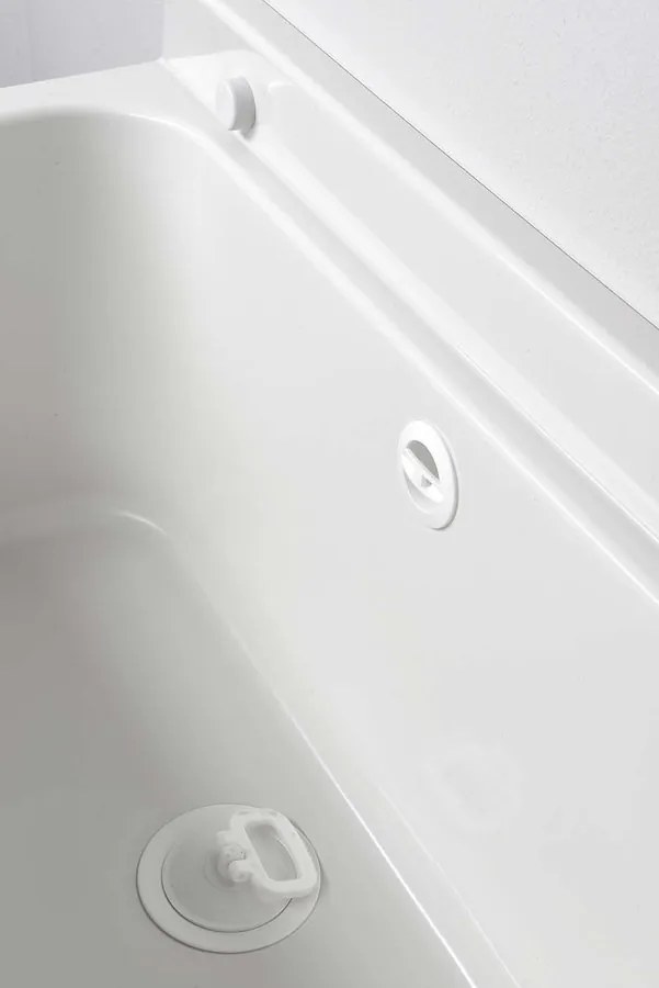 Aqualine Aqualine, Závěsná výlevka s odkládací plochou 60x34cm, plast, bílá, PI5060