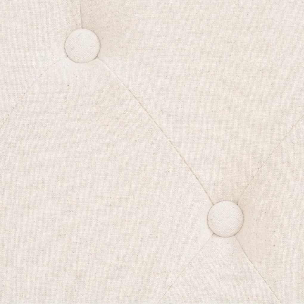 Křeslo krémové bílé textil 245449