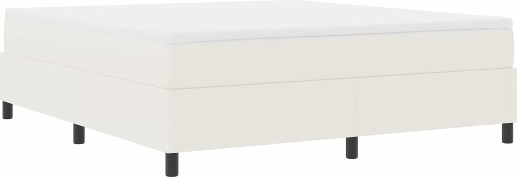 Rám platformy Krémová 180 x 200 cm Žebrovaná látka 3337424