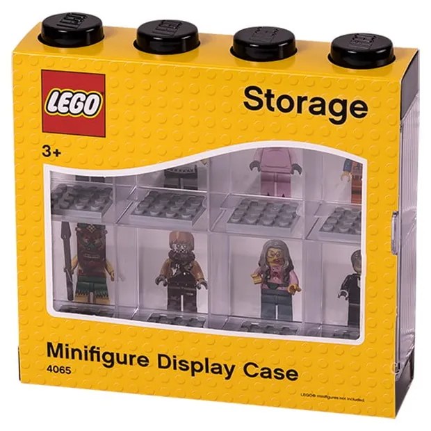 Černobílá sběratelská skříňka na 8 minifigurek LEGO®