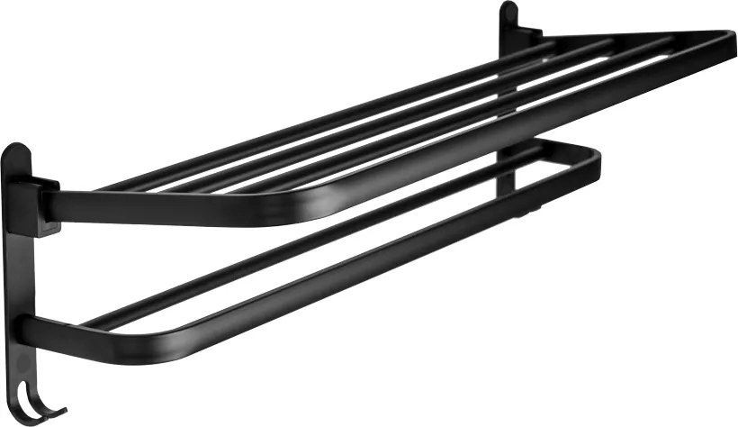 Gamma Gamma, věšák na ručníky 59cm, černá matná, GMA-UWS-BK