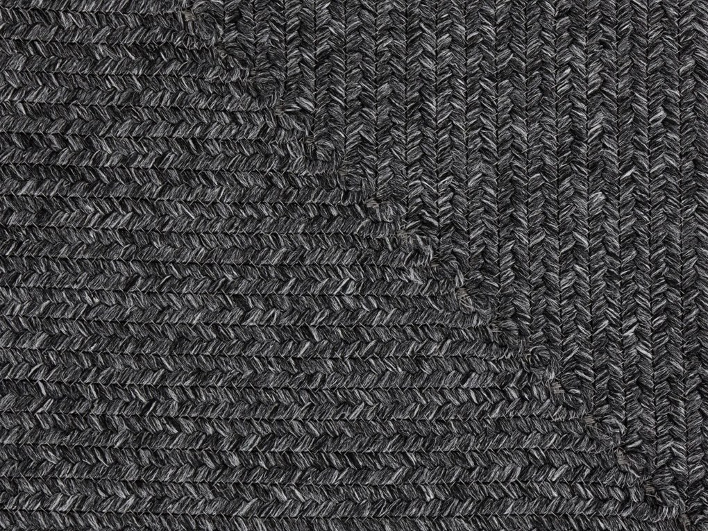 NORTHRUGS - Hanse Home koberce Kusový koberec Braided 105550 Dark Grey – na ven i na doma - 120x170 cm