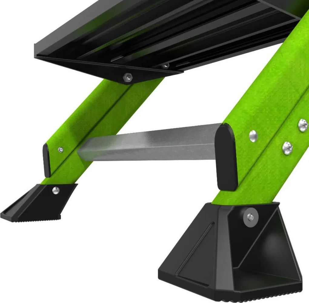 Little Giant | Jumbo Step – sklolaminátové schůdky se širokými 21cm schody Max. dosah: 266 cm / 3 schody