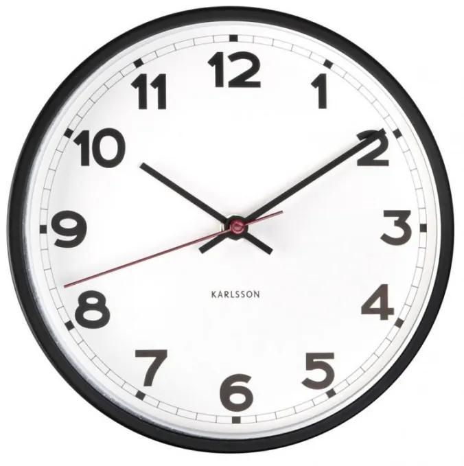 Designové nástěnné hodiny 5846WH Karlsson 22cm