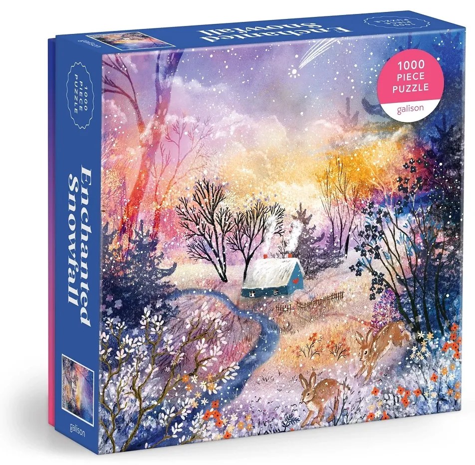 Galison Puzzle Kouzelná zasněžená krajina 1000 dílků