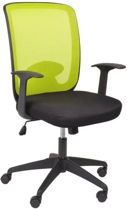 Kancelářská židle W-81B, bílá, zelená, černá SEDIA