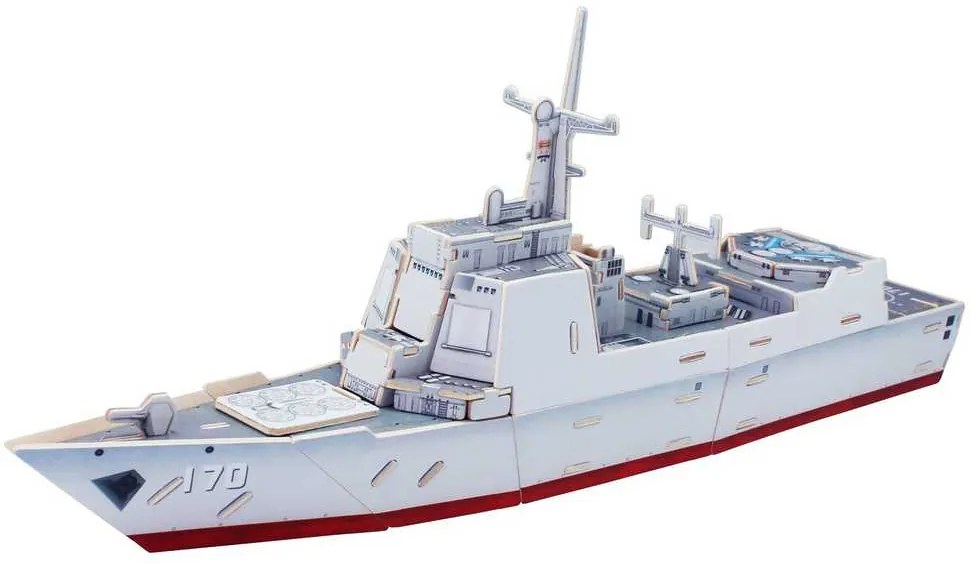 RoboTime Dřevěná skládačka útočná loď Destroyer