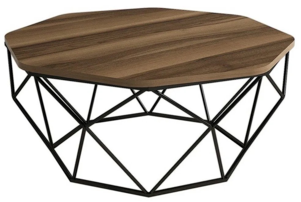 Konferenční stolek Diamond Walnut