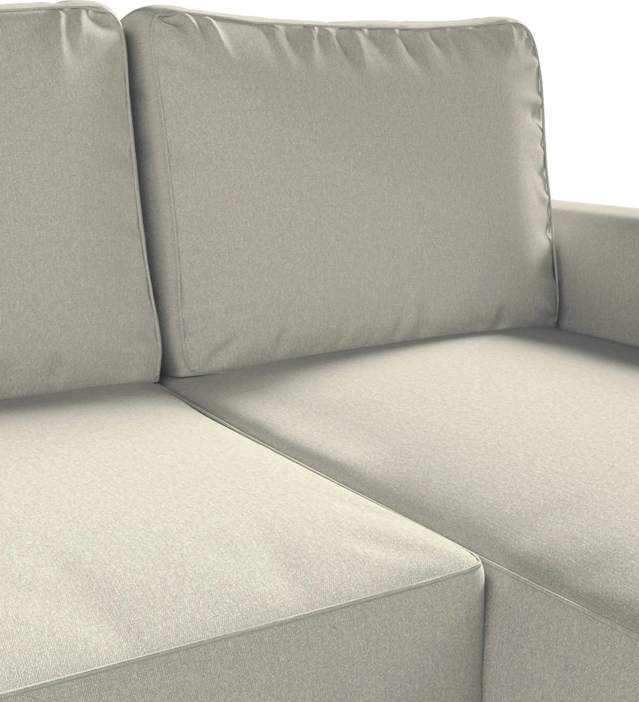 Potah na pohovku IKEA Backabro rozkládací se šezlongem barva béžová látka pletený vzor