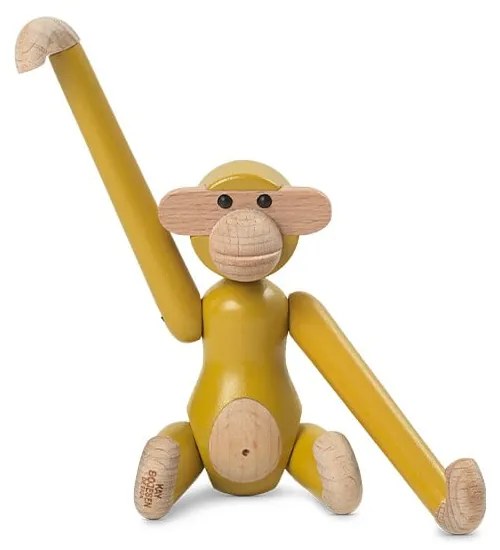 Dřevěná soška (výška 9,5 cm) Monkey Mini – Kay Bojesen Denmark