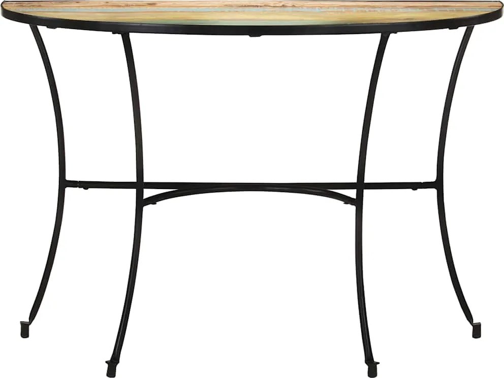 Odkládací stolek 110 x 40 x 77 cm masivní recyklované dřevo 321949