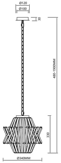 Křišťálový lustr na řetězu CROWN 4xE14/40W/230V chrom