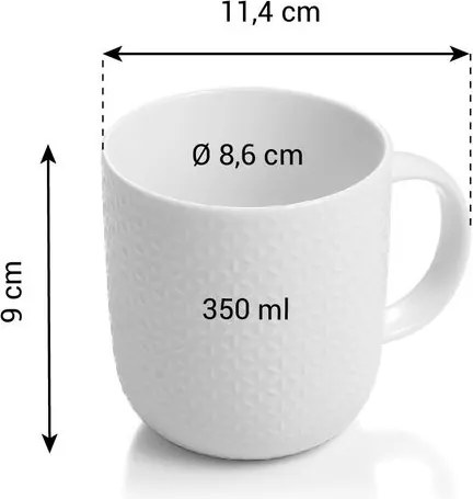 TESCOMA Hrnek MOMENTS 350 ml, snow
