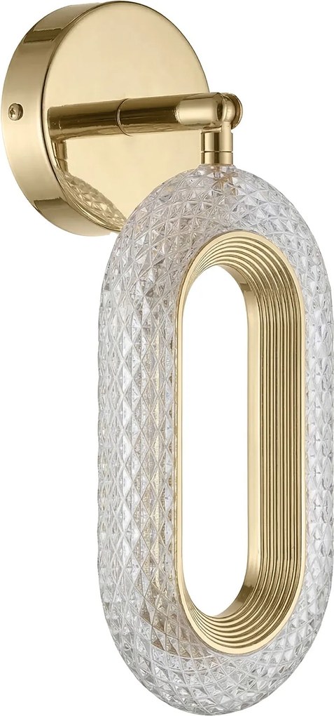 Toolight Rea, NÁSTĚNNÉ LED SVÍTIDLO G171-W GOLD, OSW-07815