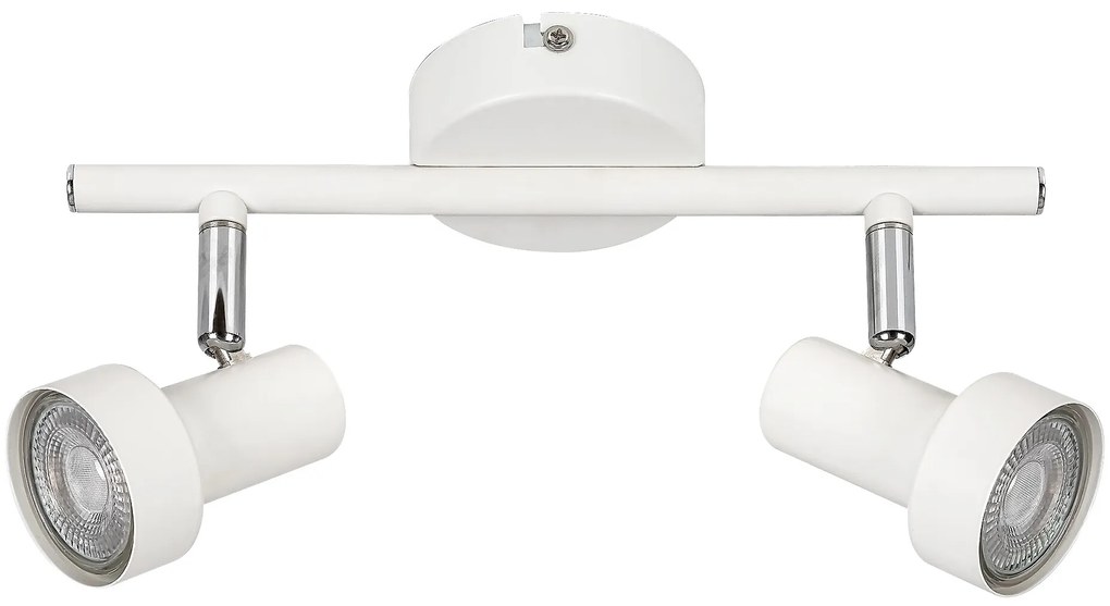Rabalux KONRAD přisazené stropní bodové svítidlo 2x50W | GU10 | IP20 - nastavitelné, bílá