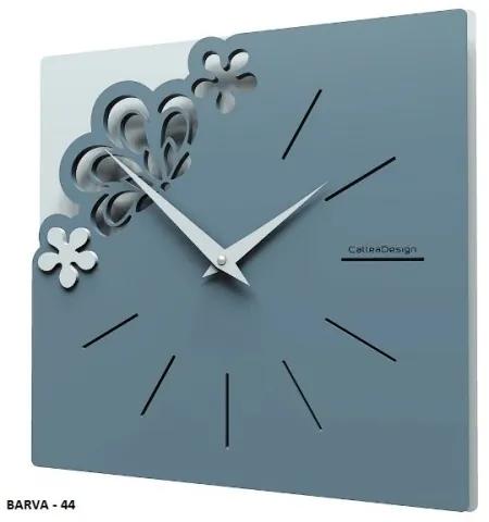 Designové hodiny 56-10-1 CalleaDesign Merletto Small 30cm (více barevných variant) Barva černá klasik-5 - RAL9017